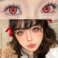 China Koi Red 14.5mm Diameter Cosplay Contact Lenses for Dramatic Eye Makeup and Comfortable Wear for sale