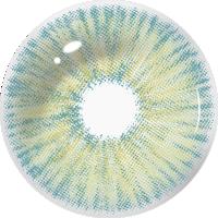 China Angeles N Blue 14.2mm Yearly Disposable Contact Lenses 0.08mm Thickness for sale