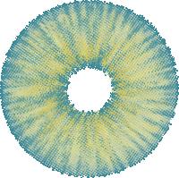 China Angeles N Blue 14.2mm Yearly Disposable Contact Lenses 0.08mm Thickness for sale