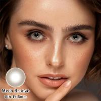 China Mech Bronze 14.5mm Diameter Prescription Colored Contact Lenses with 40% Water Content for sale