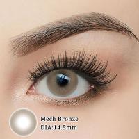 China Mech Bronze 14.5mm Diameter Prescription Colored Contact Lenses with 40% Water Content for sale