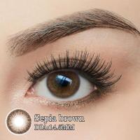 China MillCReeK Sepia Brown 14.5mm Yearly Disposable Colored Contact Lenses for Natural Eye Enhancement for sale