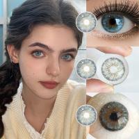 China MillCReeK Cleopatra Sky Blue 14.2mm Contact Lenses with 40% Water Content for Natural Eye Enhancement for sale