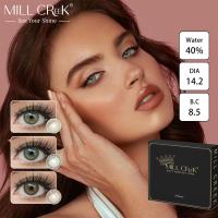 China MillCReeK Breeze Series 14.2mm Diameter Hazel Green Grey Colored Contact Lenses - Middle East Best-Selling for sale