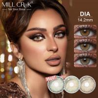 China MillCReeK Breeze Series 14.2mm Diameter Hazel Green Grey Colored Contact Lenses - Middle East Best-Selling for sale
