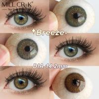 China MillCReeK Breeze Series 14.2mm Diameter Hazel Green Grey Colored Contact Lenses - Middle East Best-Selling for sale