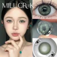 China Frozen Green 14.2mm Diameter Yearly Disposable Contact Lenses with 0.08mm Thickness for sale