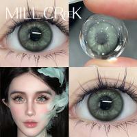 China Frozen Green 14.2mm Diameter Yearly Disposable Contact Lenses with 0.08mm Thickness for sale
