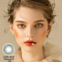 China Frozen Green 14.2mm Diameter Yearly Disposable Contact Lenses with 0.08mm Thickness for sale