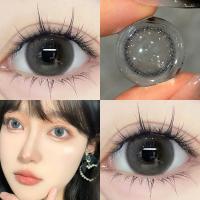 China Frozen Pear Crisp Grey 14.0mm Diameter Contact Lenses with 0.08mm Thickness and 40% Water Content for Natural Style for sale