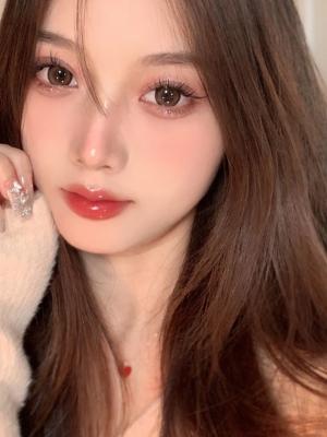 China Freezing Point Rum 14.5mm Colored Contact Lenses Natural Style for Eye Enhancement for sale