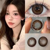 China Freezing Point Rum 14.5mm Colored Contact Lenses Natural Style for Eye Enhancement for sale
