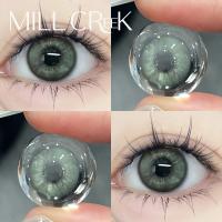 China Frozen Green 14.2mm Diameter Yearly Disposable Contact Lenses for Natural Eye Enhancement for sale