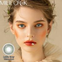 China Frozen Green 14.2mm Diameter Yearly Disposable Contact Lenses for Natural Eye Enhancement for sale