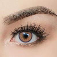 China Green Grape Brown 14.0mm Yearly Contact Lenses with 40% Water Content and Two-Tone Design for sale