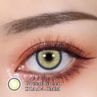 China MillCReeK Green Grape Green 14.0mm Yearly Contact Lenses with 40% Water Content and Two-Tone Design for sale