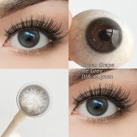 China Millcreek Green Grape Ice Grey 14.5mm Yearly Colored Contact Lenses with 3-Tone Natural Blending and Sandwich Technology for sale