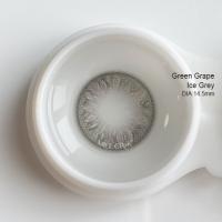 China Millcreek Green Grape Ice Grey 14.5mm Yearly Colored Contact Lenses with 3-Tone Natural Blending and Sandwich Technology for sale