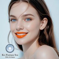 China Koi Fantasy Sea Blue 14.5mm Diameter Cosplay Contact Lenses with 40% Water Content and 8.5mm Base Curve for sale