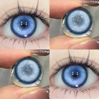 China Koi Fantasy Sea Blue 14.5mm Diameter Cosplay Contact Lenses with 40% Water Content and 8.5mm Base Curve for sale