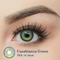 China Casablanca Green 14.2mm Yearly Disposable Contact Lenses with 40% Water Content and 8.6 Base Curve for sale