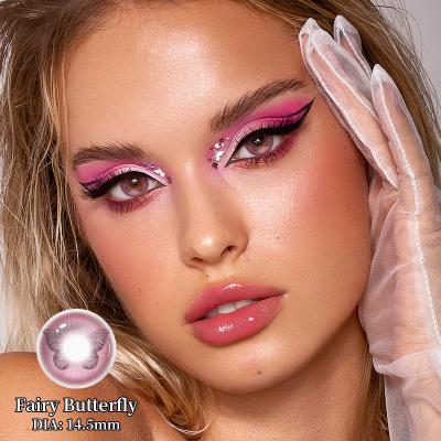 China Millcreek Fairy Butterfly 14.5mm Diameter High Opacity Yearly Disposable Colored Contact Lenses for Cosplay and Events for sale
