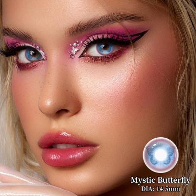 China Millcreek Mystic Butterfly 14.5mm Diameter HEMA UV Blocking Cosplay Contact Lenses for Dark Fantasy Roleplay for sale