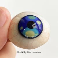 China Millcreek Mochi Sky Blue 14.5mm Colored Contact Lenses with Moisture-Lock Technology for Yearly Disposable Soft Eye Contacts for sale