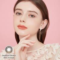 China Millcreek OxyWave Brown 14.5mm Daily Disposable Colored Contact Lenses with Highlight Positioning Tech and Ultra-Thin 0.03mm Design for sale