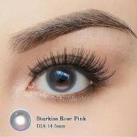 China Starkiss Rose Pink 14.5mm Diameter Daily Disposable Colored Contact Lenses with Highlight Positioning Technology for sale