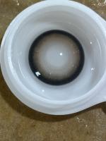 China Millcreek Frost Amber 14.5mm Yearly Colored Contact Lenses with Cold Salt Grey Brown Tones and High Opacity for a Dramatic Look for sale