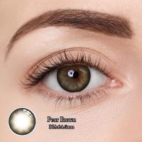China Millcreek Pear Brown 14.5mm Daily Disposable Colored Contact Lenses with UV Protection and 40% Water Content for sale