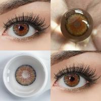 China Millcreek Cleopatra 2.0 Hazel 14.2mm Diameter Daily Disposable Colored Contact Lenses with 55% Water Content and ISO 13485 CE Certification for sale