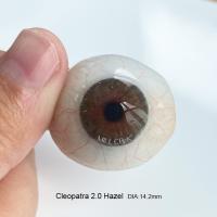 China Millcreek Cleopatra 2.0 Hazel 14.2mm Diameter Daily Disposable Colored Contact Lenses with 55% Water Content and ISO 13485 CE Certification for sale