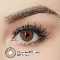 China Millcreek Cleopatra 2.0 Hazel 14.2mm Diameter Daily Disposable Colored Contact Lenses with 55% Water Content and ISO 13485 CE Certification for sale
