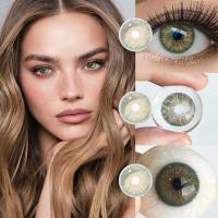 China Breeze Green 14.2mm Daily Disposable Contact Lenses with K-Beauty Inspired Natural Green Effect for sale