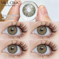 China Breeze Green 14.2mm Daily Disposable Contact Lenses with K-Beauty Inspired Natural Green Effect for sale