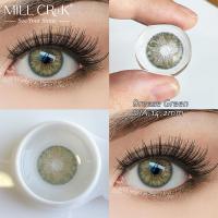 China Breeze Green 14.2mm Daily Disposable Contact Lenses with K-Beauty Inspired Natural Green Effect for sale
