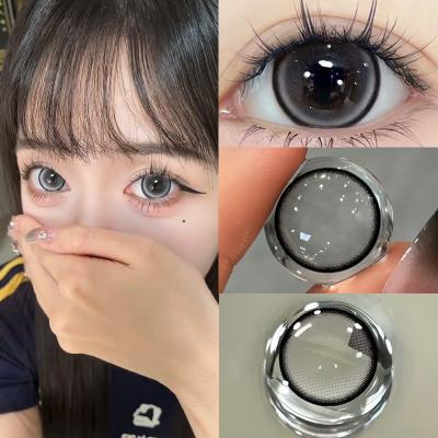 China Millcreek Milk Pearl Grey 14.5mm UV Block Daily Disposable Colored Contact Lenses with 55% Water Content for sale