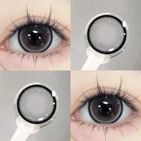 China Millcreek Milk Pearl Grey 14.5mm UV Block Daily Disposable Colored Contact Lenses with 55% Water Content for sale