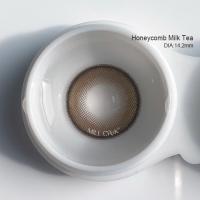China Millcreek Honeycomb Milk Tea 14.2mm Diameter Daily Disposable Colored Contact Lenses with 40% Water Content for sale