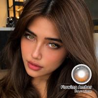 China Rabbit Moonwatch Brown 14.5mm Daily Disposable Contact Lenses with 55% Water Content and 8.6 Base Curve for sale