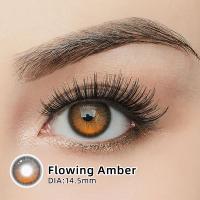 China Rabbit Moonwatch Brown 14.5mm Daily Disposable Contact Lenses with 55% Water Content and 8.6 Base Curve for sale
