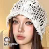 China MILLCREEK Crush Alert Brown 14.5mm Daily Disposable Contact Lenses with Highlight Positioning for sale