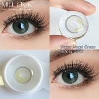 China Water Hazel Green 14.0mm Beauty Contact Lenses with 40% Water Content and BC 8.6 for Natural Style for sale
