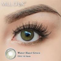 China Water Hazel Green 14.0mm Beauty Contact Lenses with 40% Water Content and BC 8.6 for Natural Style for sale