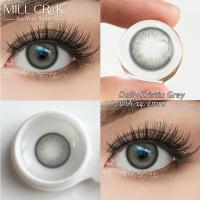 China MILLCREEK Grey & Brown Series K-Beauty Yearly Disposable Contact Lenses with 40% Water Content in 14.2mm & 14.5mm Diameters for sale