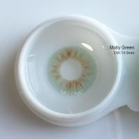 China Molly Green 14.0mm Diameter K-Beauty Contact Lenses with 40% Water Content and 0.08mm Center Thickness for sale