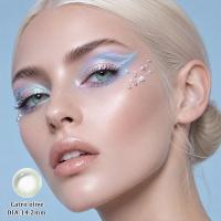 China Catrii Olive Green 14.2mm Diameter Yearly Disposable Contact Lenses with 40% Water Content CE ISO Certified for sale
