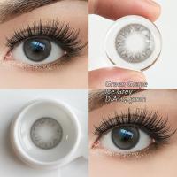 China MILLCREEK Green Grape Ice Grey 14.5mm Yearly Disposable Colored Contact Lenses for Natural K-Beauty Enhancement for sale